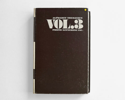 Alphabet Thesaurus, Volume 3 Photo Lettering, Inc. [Edward Benguiat ...