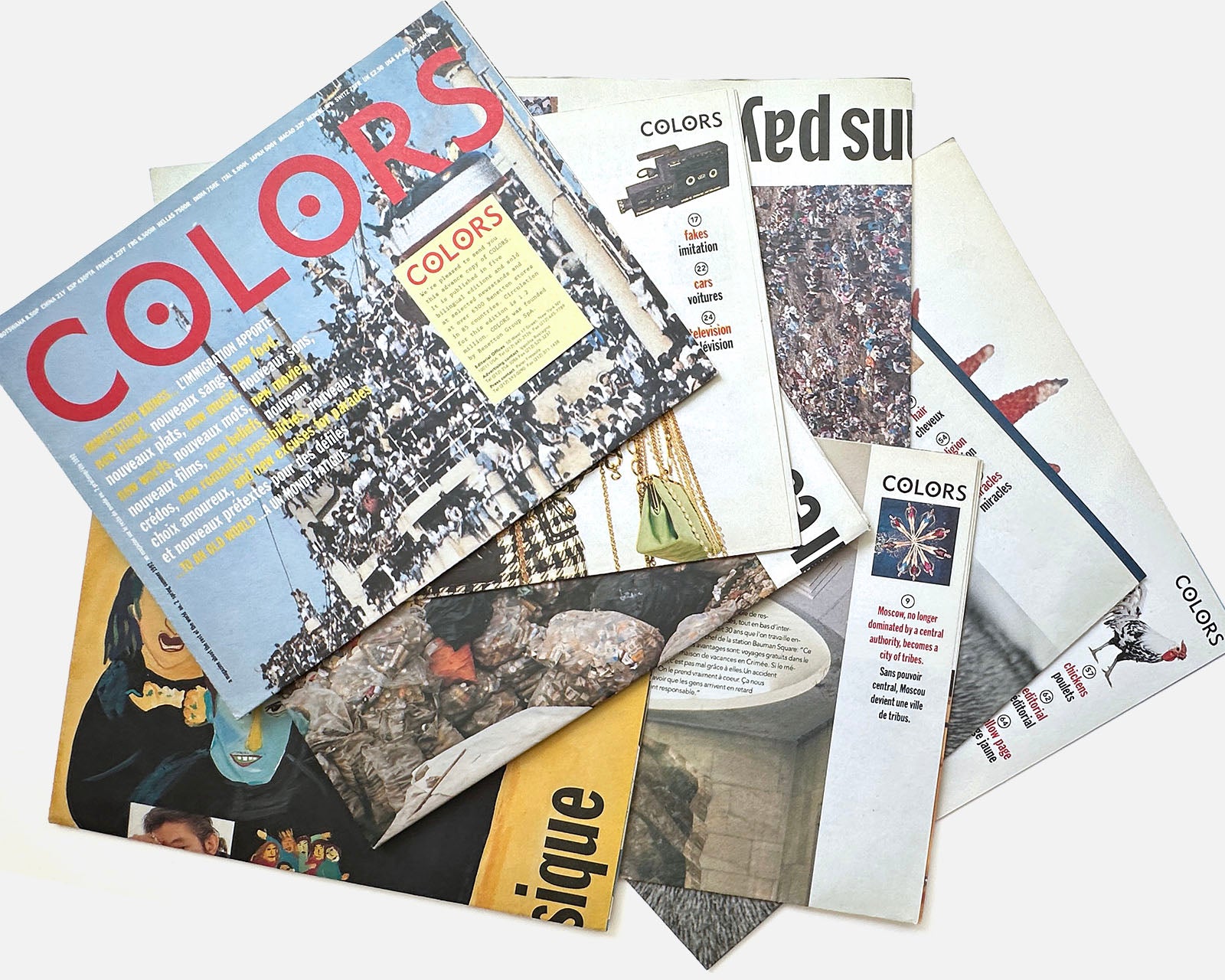 Colors Magazine, No. 2, Spring/Summer, 1992 : Benetton [Design: Tibor ...