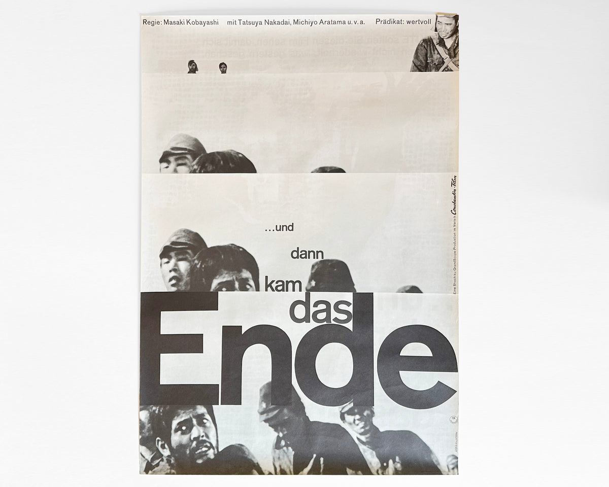 Poster: The Human Condition, Part III: A Soldier's Prayer, 1962 [Hans ...