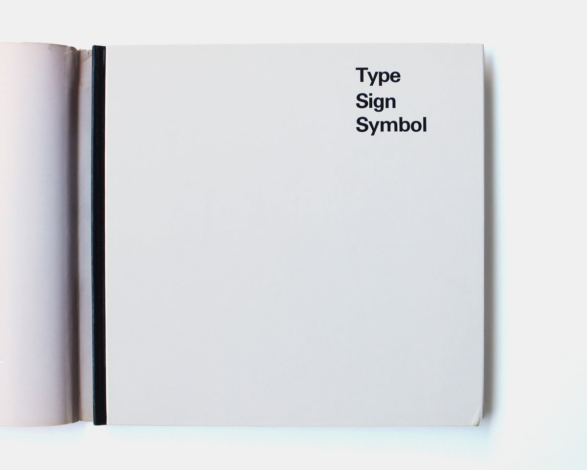 Type Sign Symbol [Adrian Frutiger] – Display, Graphic Design Collection
